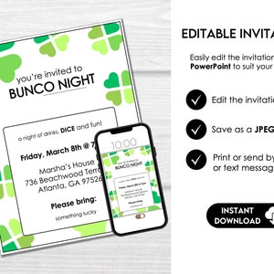 St. Patrick’s Day Bunco Party Bundle Printable, Instant Download - Etsy