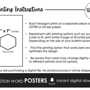 Question Word Poster Set | Educational Poster, Classroom Poster | Part ...