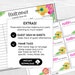 Spring Bunco Score Cards, April Bunco Score Sheets, Spring Bunco ...