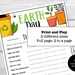Earth Day THINK FAST Game, Printable Word Game, Earth Day Classroom ...