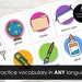 School Supplies Printable Flashcards for Kids, Classroom Vocabulary ...