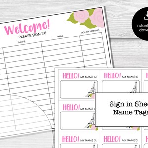 Paris Theme Bunco Party Printable Kit (digital Download) - Etsy