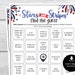 4th of July Find the Guest Bingo: Printable Party Game (digital ...