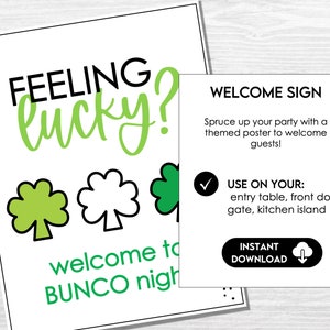 March Bunco Score Sheets, St. Patrick's Bunco, Lucky Bunco Printable ...