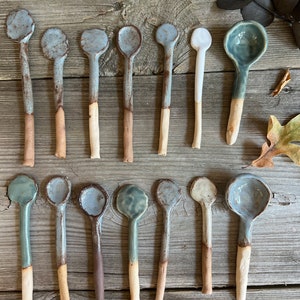 Ceramic Spoons Stirring Spoons Handmade Ceramic Spoons - Etsy