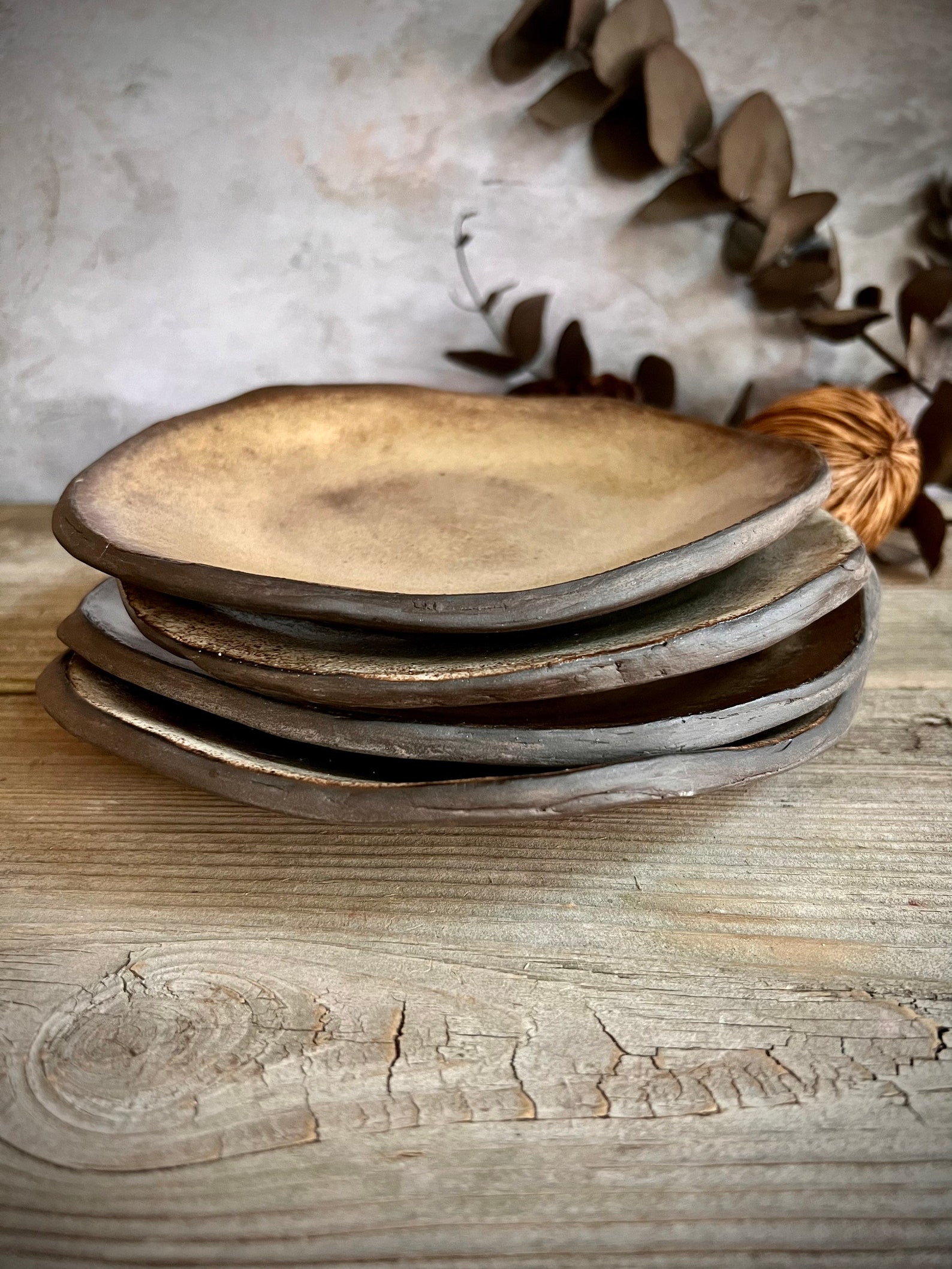 Ceramic Plate Handmade Plate Rustic Plate Housewarming - Etsy