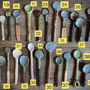 Ceramic Spoons, Stirring Spoons, Handmade Ceramic Spoons, Handmade ...