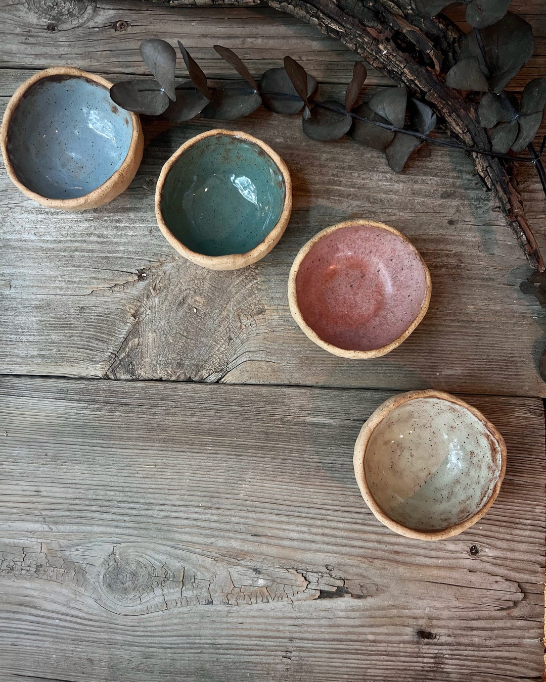 Ceramic Sauce Bowls, Rustic Small Bowls, Sauce Bowls, Pottery Mini ...