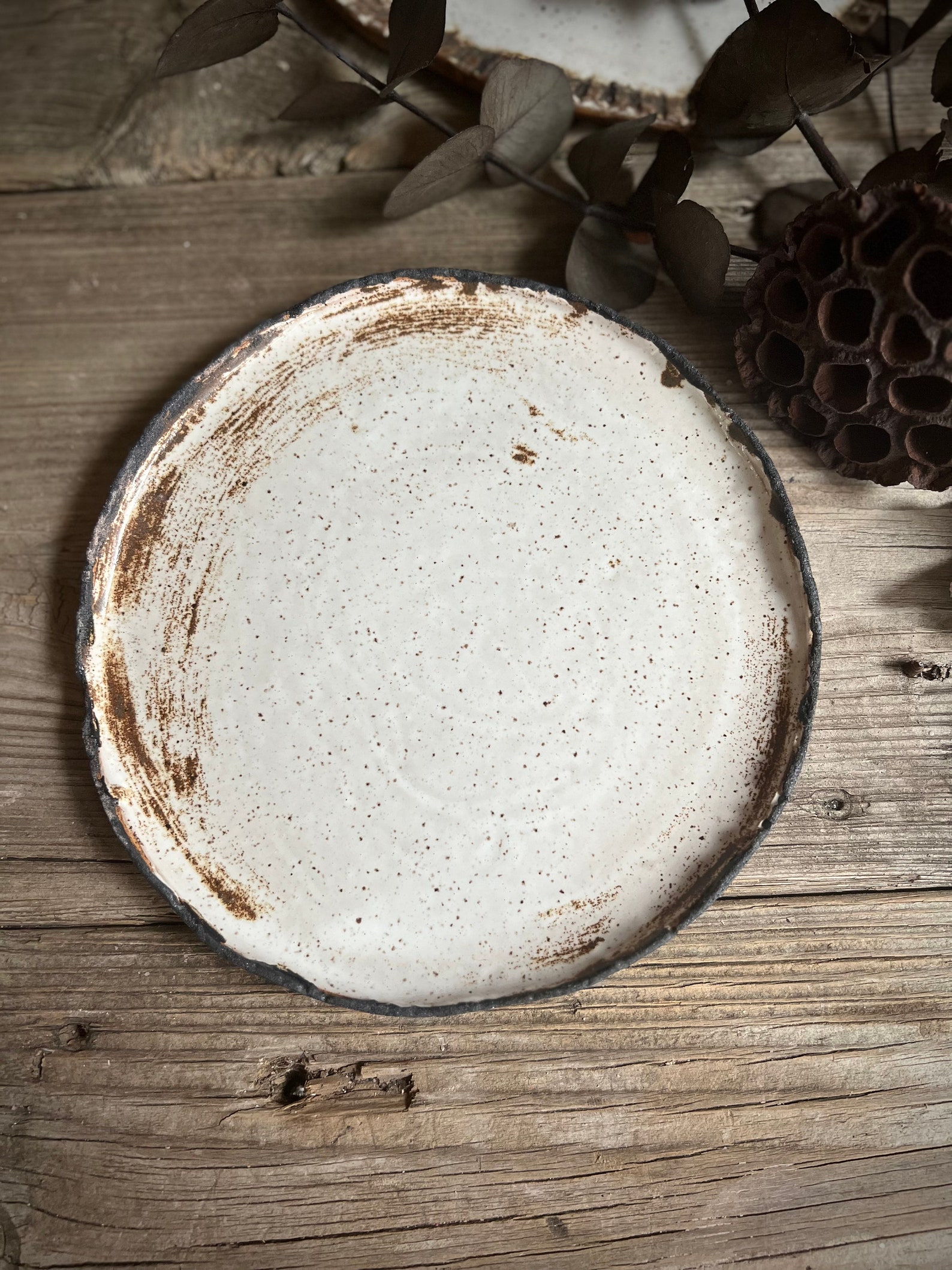 Ceramic Plate Handmade Plate Rustic Plate Housewarming - Etsy