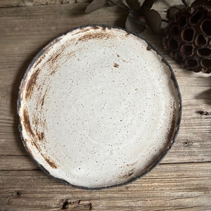Ceramic Plate Handmade Plate Rustic Plate Housewarming - Etsy