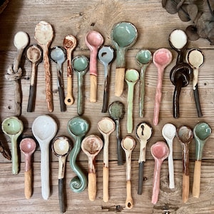 Ceramic Spoons, Stirring Spoons, Handmade Ceramic Spoons, Handmade ...