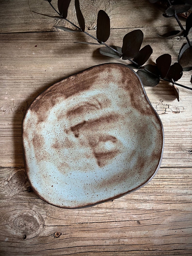 Ceramic Plate Handmade Plate Rustic Plate Housewarming - Etsy