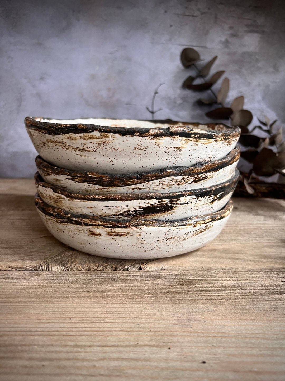 Ceramic Bowl, White Bowls, Rustic Bowls, Pasta Bowl, Ceramic Pasta Bowl ...