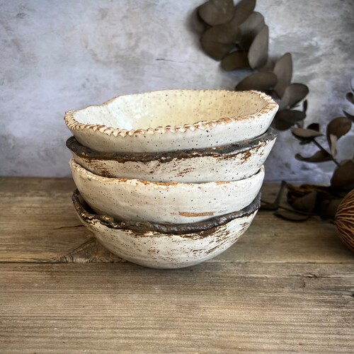 Ceramic Bowls Handmade Bowls Rustic Bowls Minimalist - Etsy