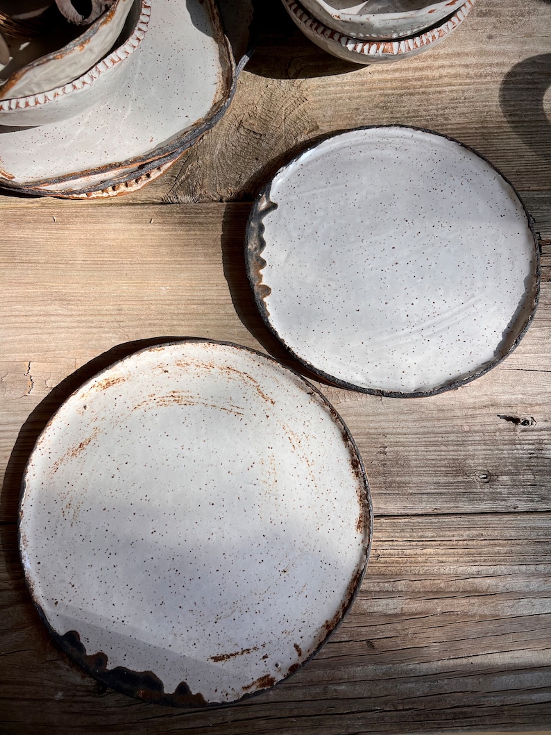 Ceramic Plate Handmade Plate Rustic Plate Housewarming - Etsy