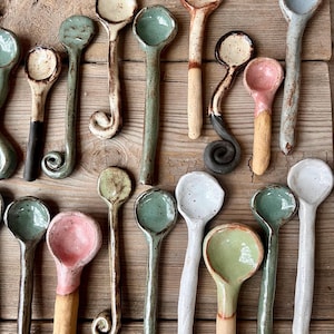 Ceramic Spoons, Stirring Spoons, Handmade Ceramic Spoons, Handmade ...