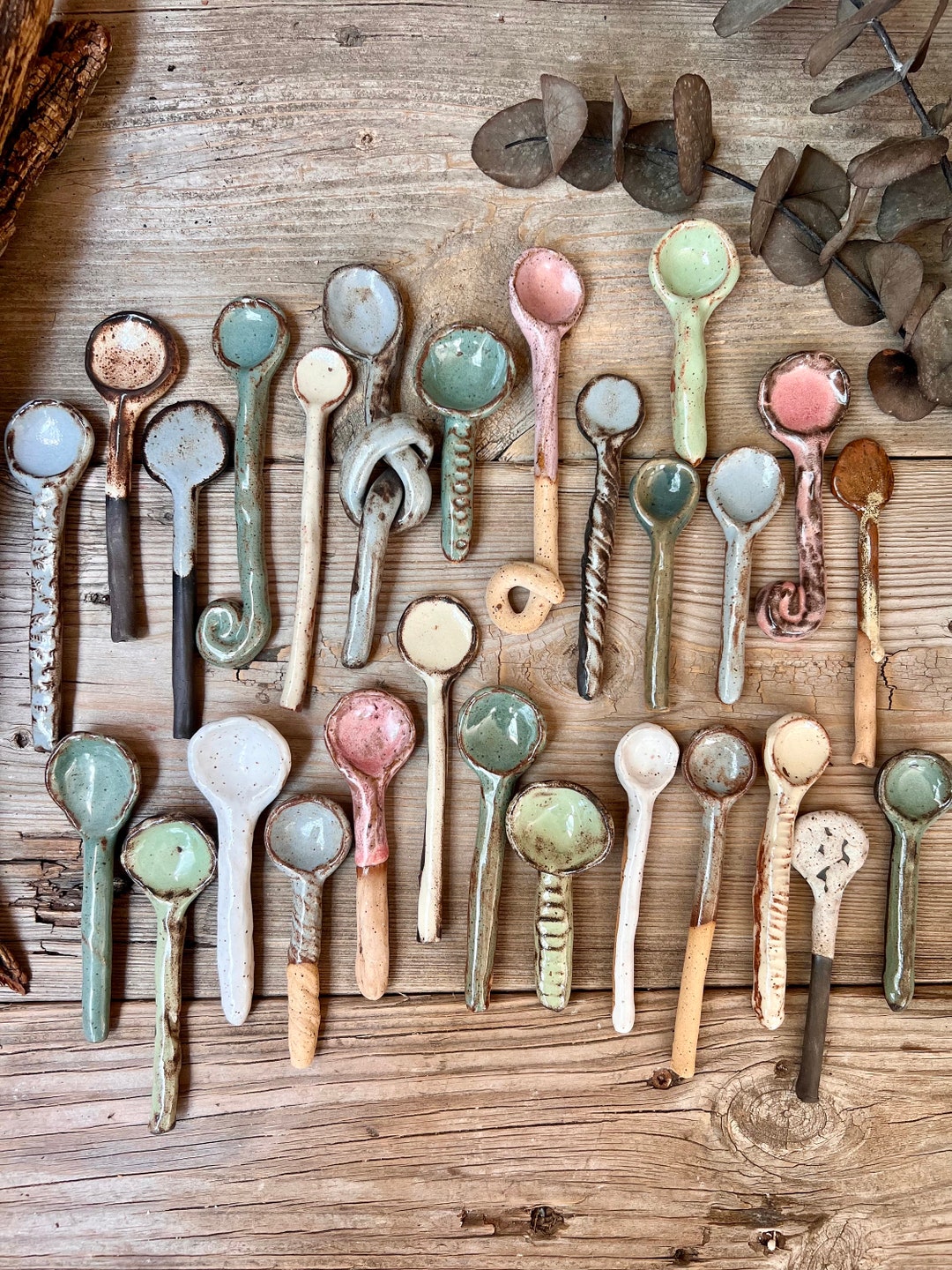 Ceramic Spoons, Stirring Spoons, Handmade Ceramic Spoons, Handmade ...