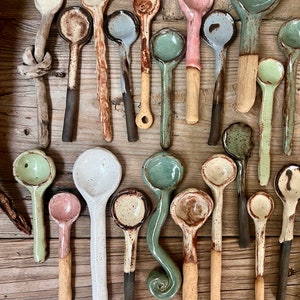 Ceramic Spoons, Stirring Spoons, Handmade Ceramic Spoons, Handmade ...