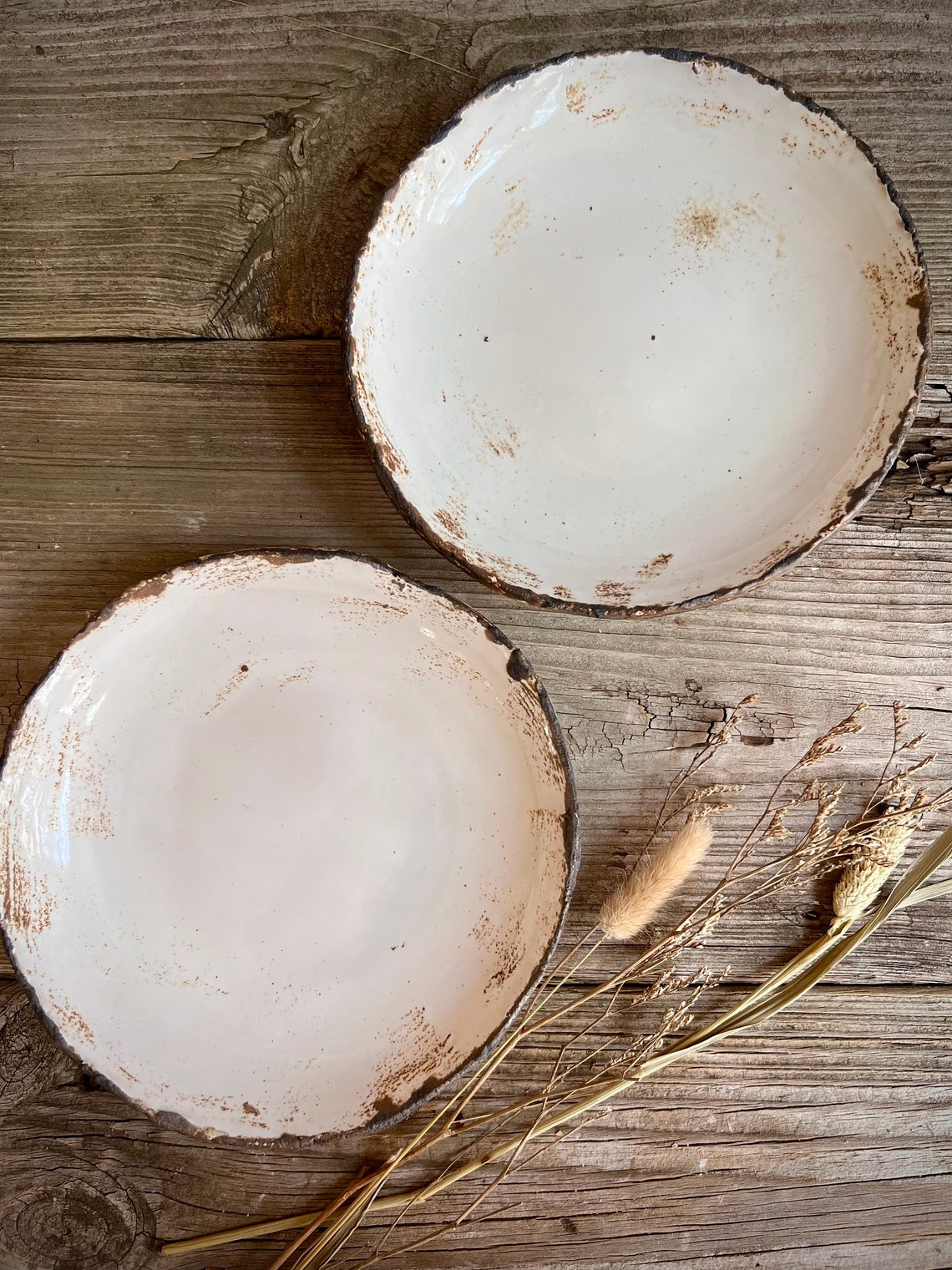 Ceramic Bowl White Bowls Rustic Bowls Pasta Bowl Ceramic - Etsy