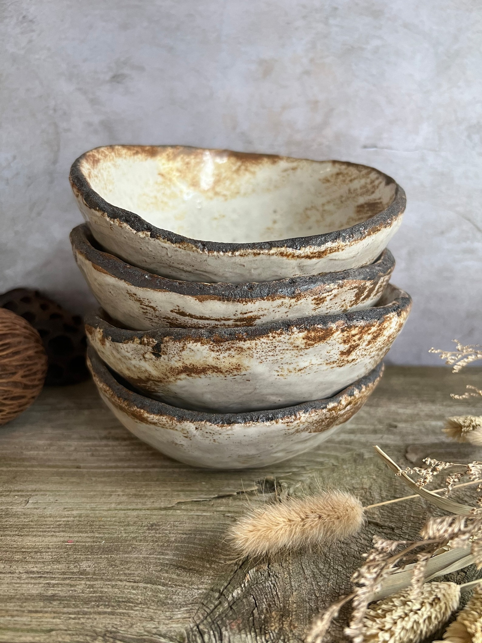Ceramic Bowls, Handmade Bowls, Rustic Bowls, Minimalist Stoneware ...