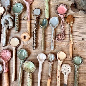 Ceramic Spoons, Stirring Spoons, Handmade Ceramic Spoons, Handmade ...