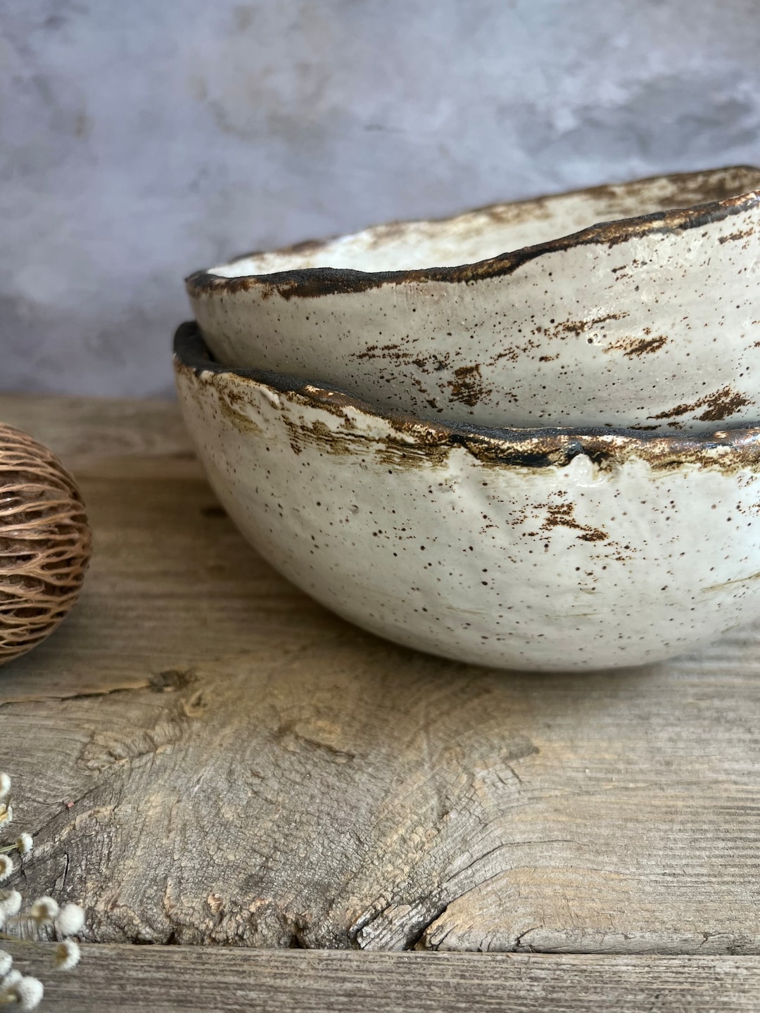 Ceramic Bowls, Handmade Bowls, Rustic Bowls, Minimalist Stoneware ...