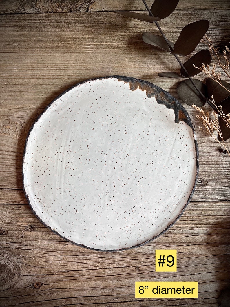 Ceramic Plate Handmade Plate Rustic Plate Housewarming - Etsy