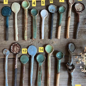 Ceramic Spoons, Stirring Spoons, Handmade Ceramic Spoons, Handmade ...