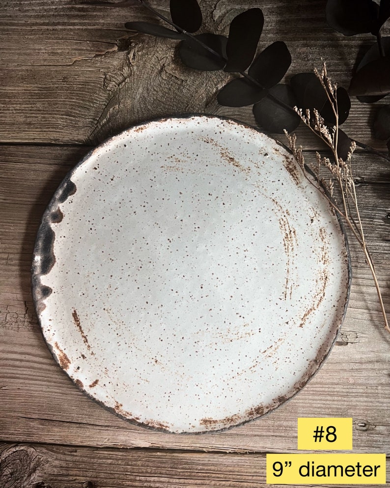 Ceramic Plate Handmade Plate Rustic Plate Housewarming - Etsy