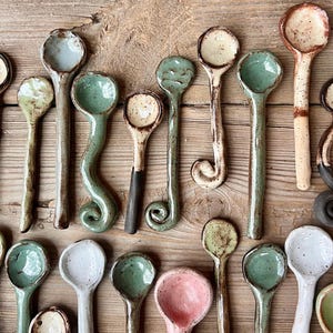 Ceramic Spoons, Stirring Spoons, Handmade Ceramic Spoons, Handmade ...