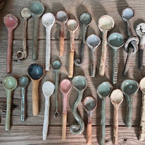Ceramic Spoons, Stirring Spoons, Handmade Ceramic Spoons, Handmade ...