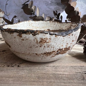 Ceramic Bowl, Handmade Bowl, Rustic Bowl, Farmhouse Stoneware, Handmade ...