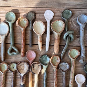 Ceramic Spoons, Stirring Spoons, Handmade Ceramic Spoons, Handmade ...