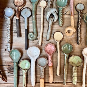 Ceramic Spoons, Stirring Spoons, Handmade Ceramic Spoons, Handmade ...