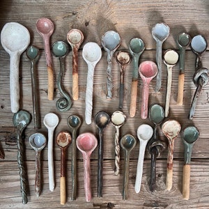 Ceramic Spoons, Stirring Spoons, Handmade Ceramic Spoons, Handmade ...