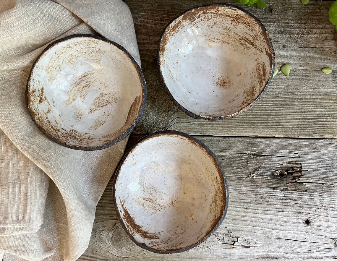 Ceramic Bowls Handmade Bowls Rustic Bowls Minimalist - Etsy