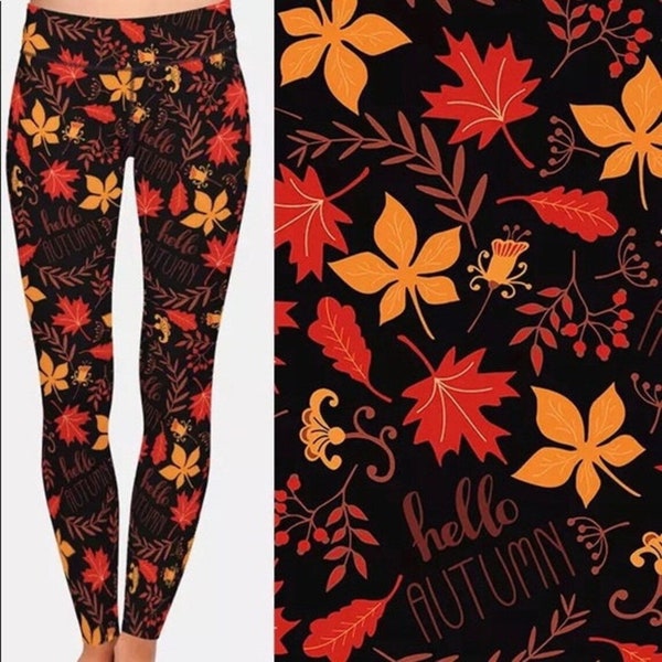 Autumn Leggings - Etsy