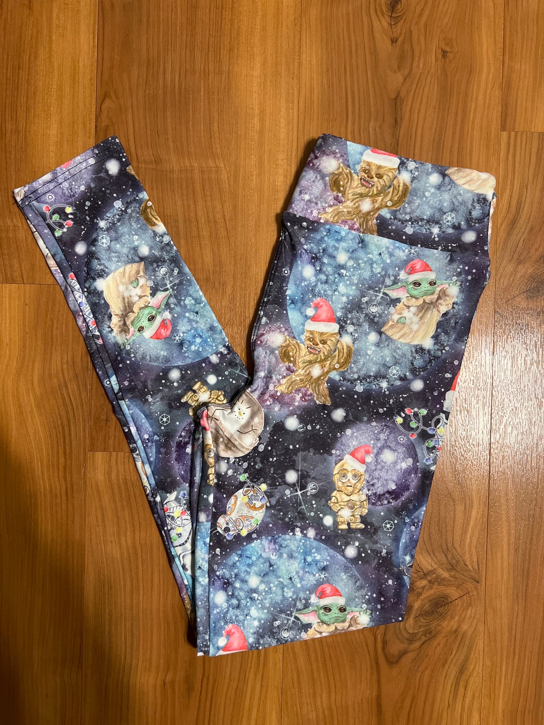 Christmas the Child Droid Yeti Super Soft Leggings Full Length - Etsy