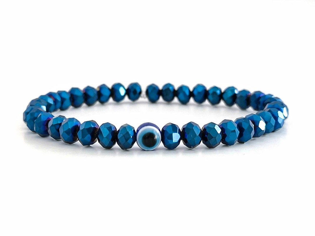 Nazar Bracelet / Nazar Eye / Protection Guardian Angel Blue / Glass ...