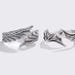 Angel / Demon Ring Masculine Silver Ring, Unisex Y2K Ring, Chrome Ring ...