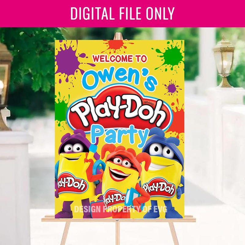 Play Doh Sign - Etsy