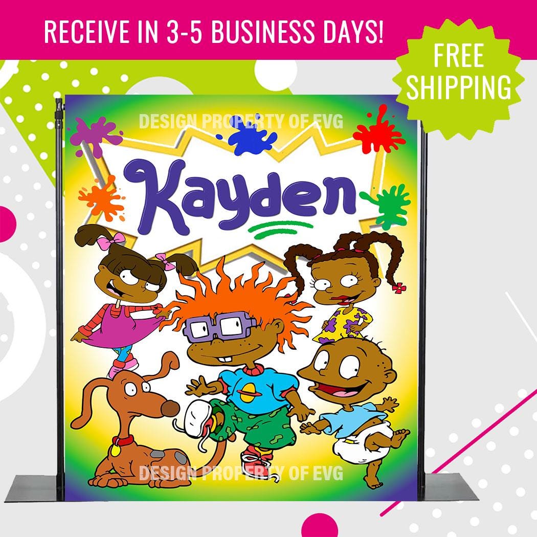 Rugrats, Rugrats Birthday, Rugrats Backdrop, Rugrats Birthday Party ...