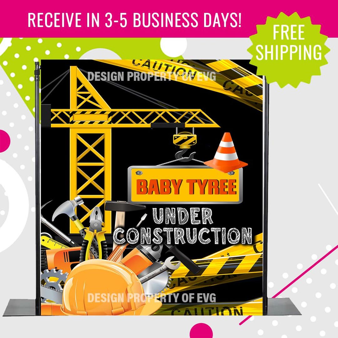 Baby Under Construction, Baby Under Construction Baby Shower, Under ...