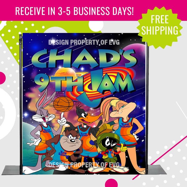 Space Jam Backdrop - Etsy