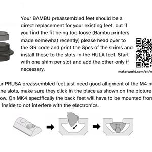 HULA V1 Anti-vibration Feet for 3D Printers - Etsy