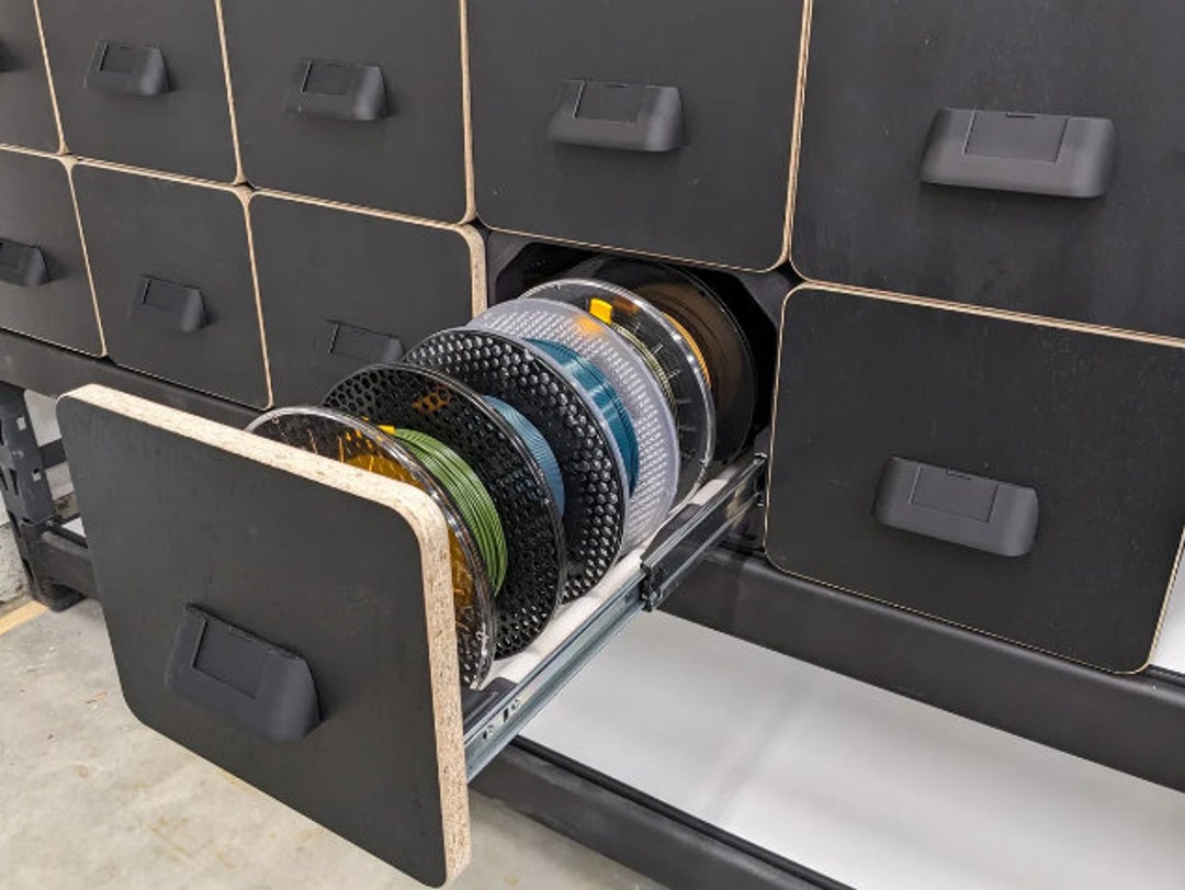Modular 3D Printer Filament Storage Kit Stackable, Space-saving ...