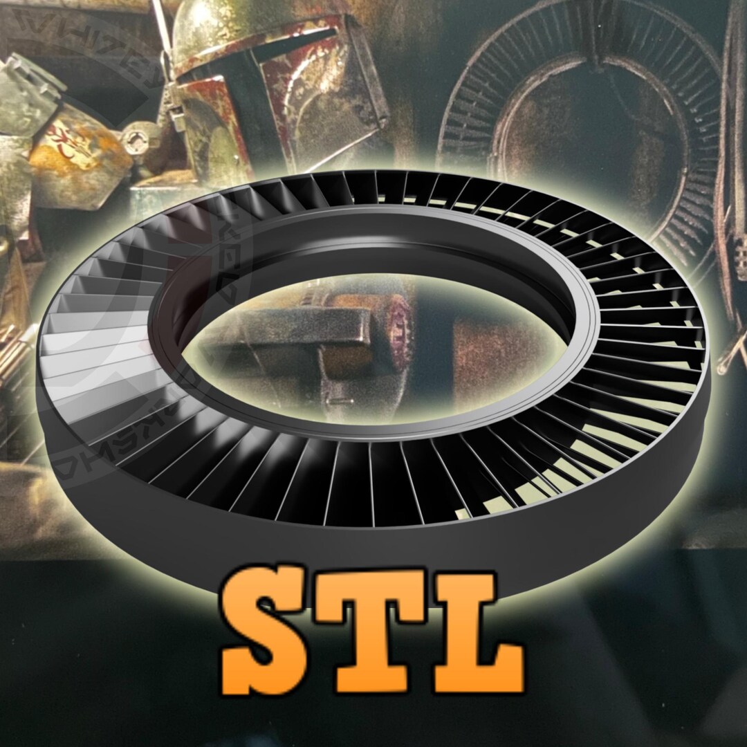 Star Wars Mandalorian Turbine Stator Prop STL - 3D Print Files - Etsy