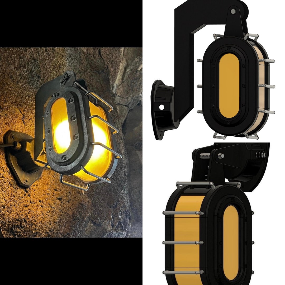 Star Wars Galaxy's Edge Inspired Light 1 Version 3 and 4 STL - Etsy