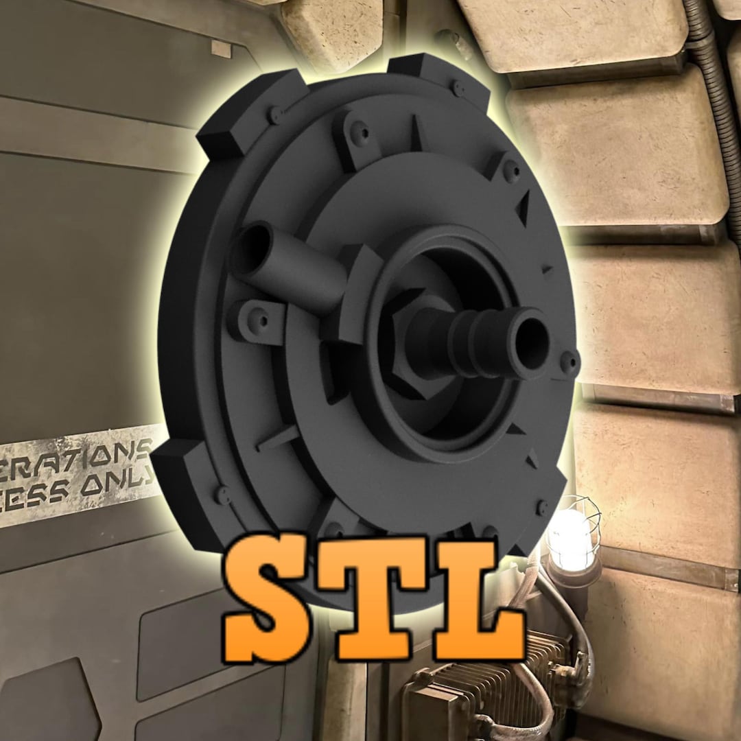 Millennium Falcon Fuel Connector Greeblie Prop STL Inspired by Star ...