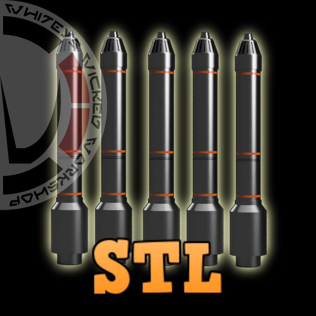 Galaxys Edge Seeker Missile Prop Kit 3D Print STL File - Etsy